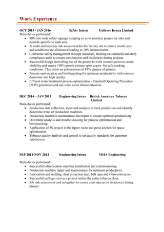 MERCY NGUGI _ CV | PDF