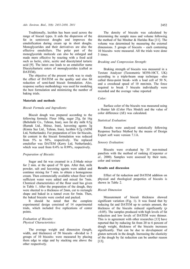 ISI Paper Biscuit | PDF