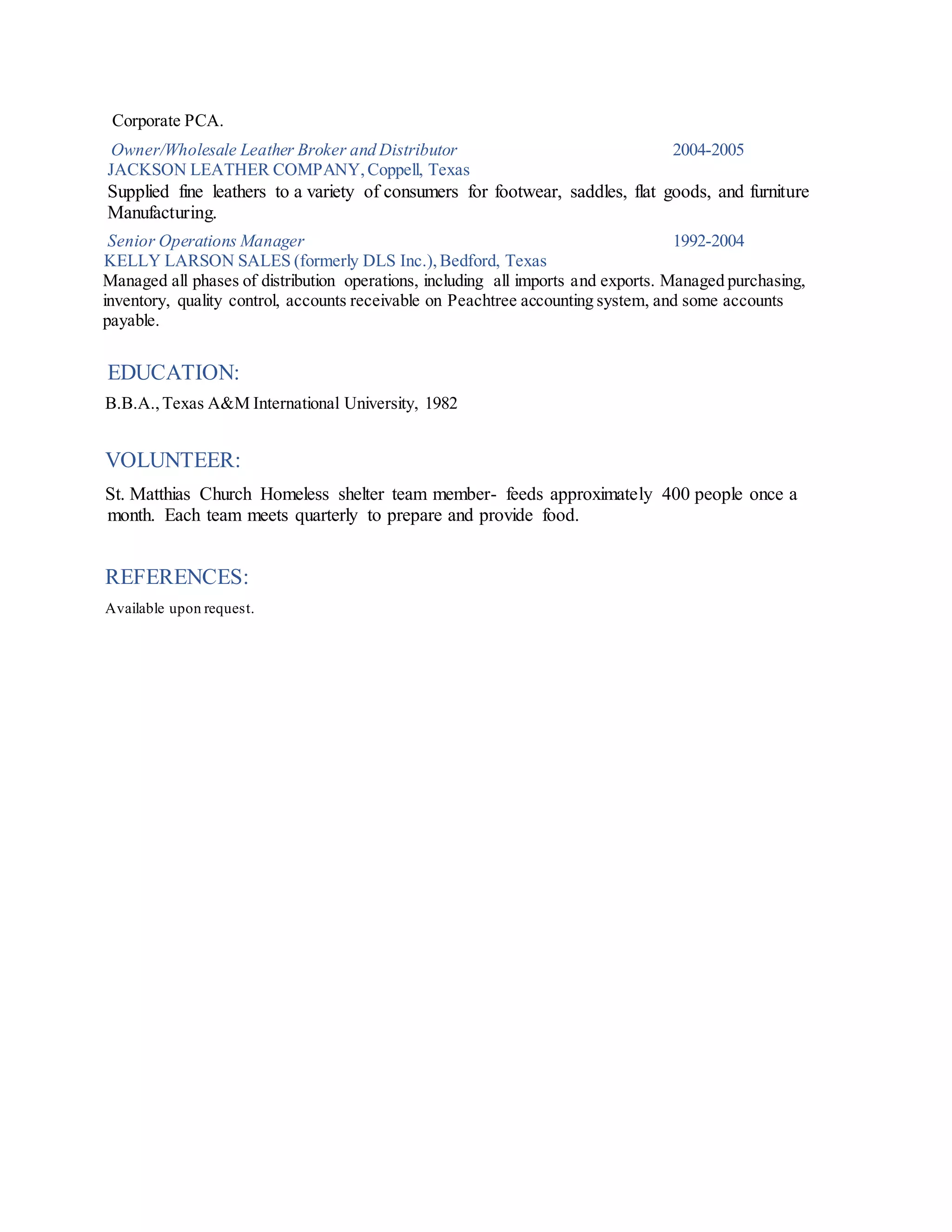 RANDY JACKSON-good resume | DOCX