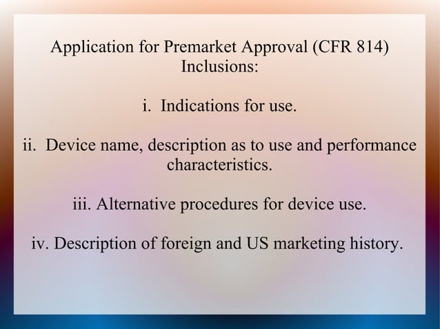 IDE_class III Devices PPT | PPT