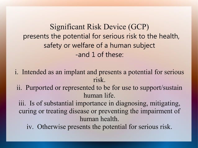 IDE_class III Devices PPT | PPT