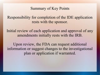 IDE_class III Devices PPT | PPT