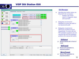 Designing Control Software and Graphical User Interfaces for ViSP Mechanisms | PPT