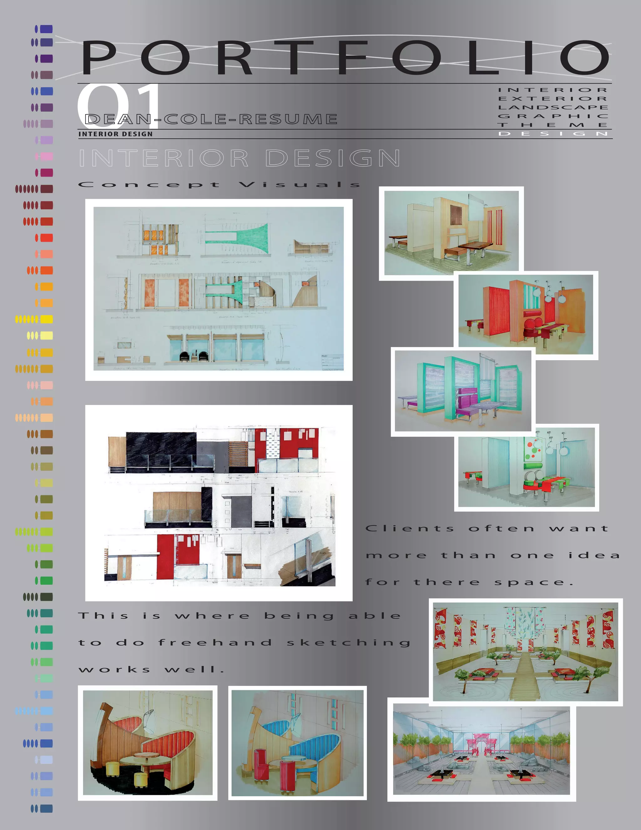 Mini Interior Design Portfolio | PDF