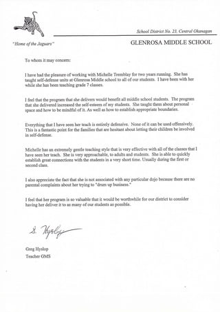 GMS - Recommendation Letter 1 | PDF | Parenting Children Aged 4-11 ...