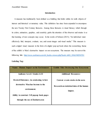 Module 5 Assembled Museum | PDF