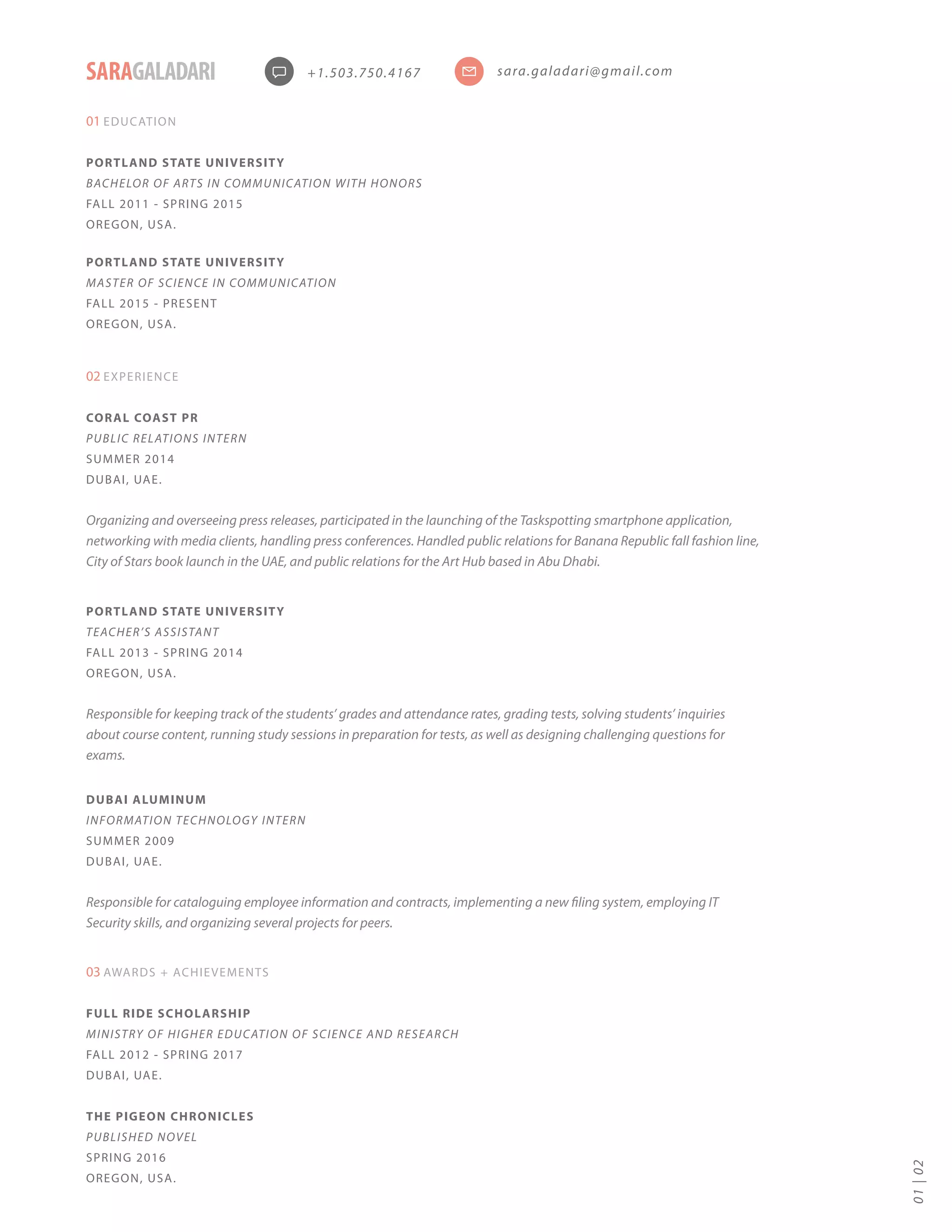 Sara Galadari_Resume | PDF