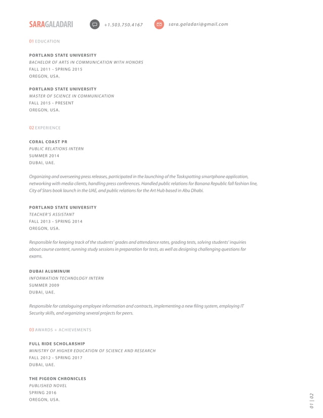 Sara Galadari_Resume | PDF