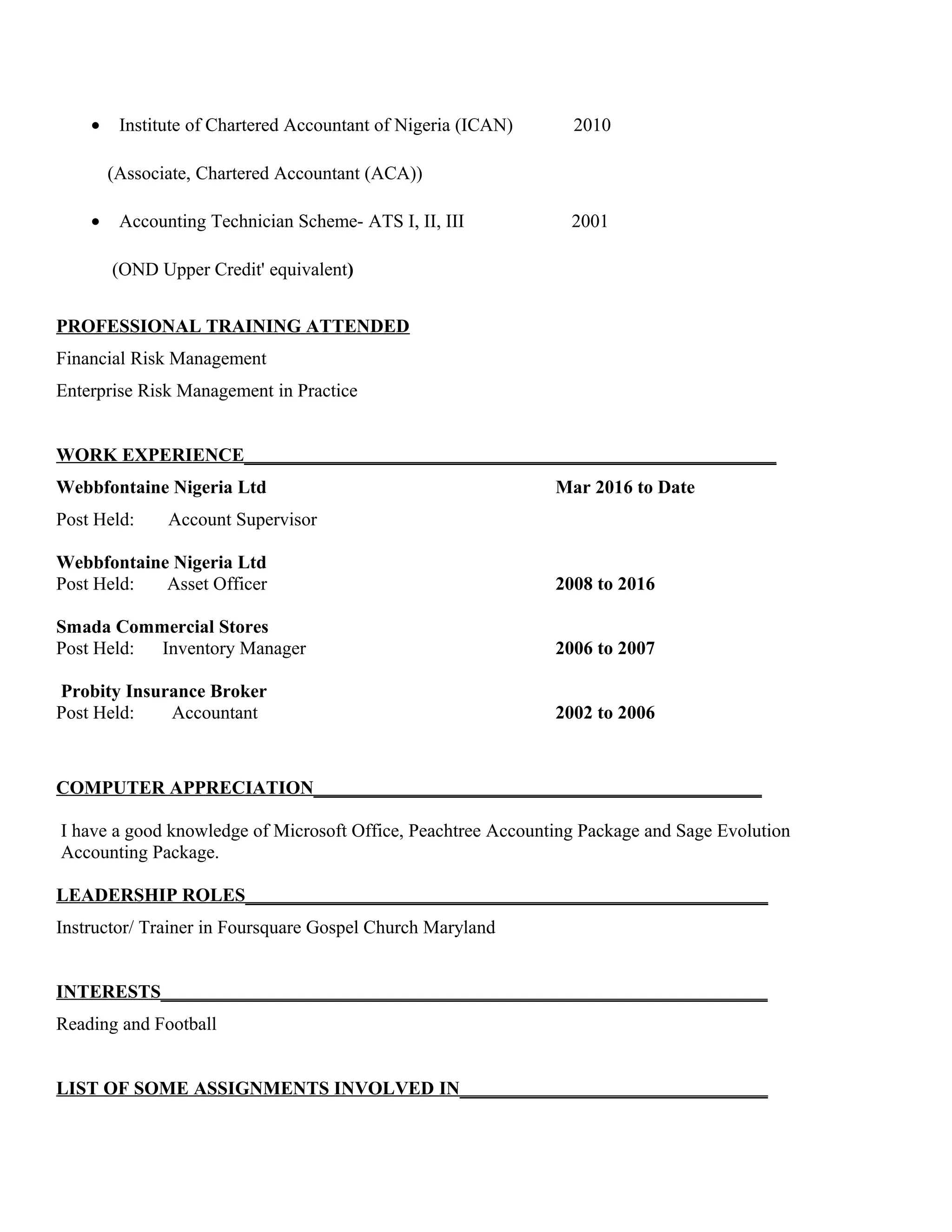 SEYI UPDATED CV 2 | PDF