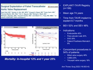 Transcatheter Aortic Valve (TAVR) Explant | PDF