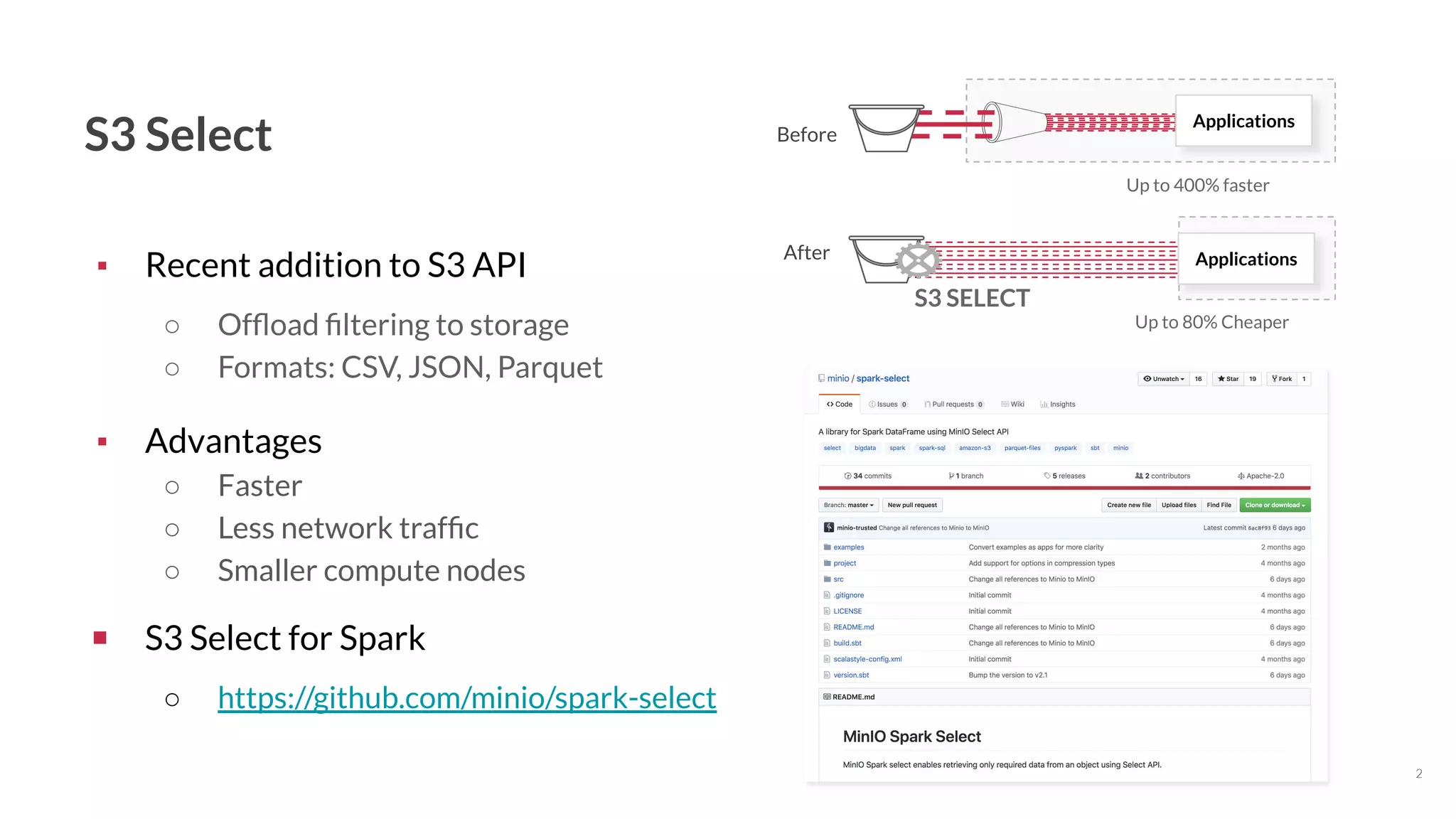 Using S3 Select to Deliver 100X Performance Improvements Versus the Public Cloud | PDF | Cloud ...