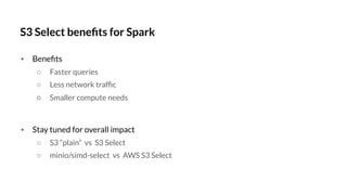 Using S3 Select to Deliver 100X Performance Improvements Versus the Public Cloud | PDF | Cloud ...