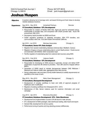 josh huspen - resume | PDF
