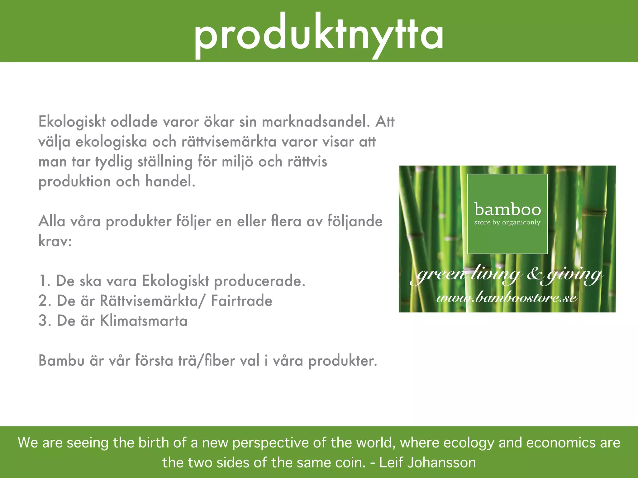 bamboo store concept presentation | PPT