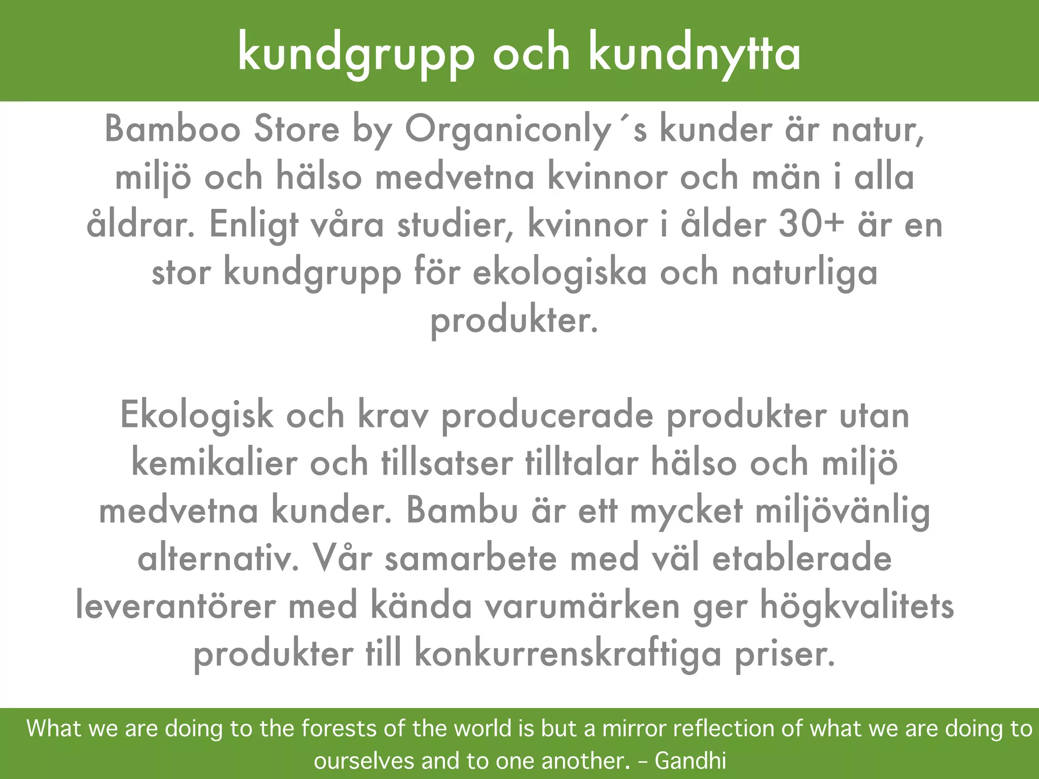 bamboo store concept presentation | PPT