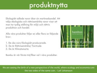 bamboo store concept presentation | PPT