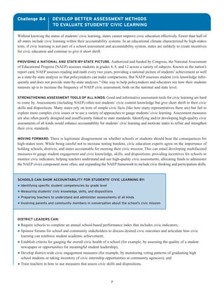 Advancing the Civic Mission of Schools - What Schools, Districts, and ...