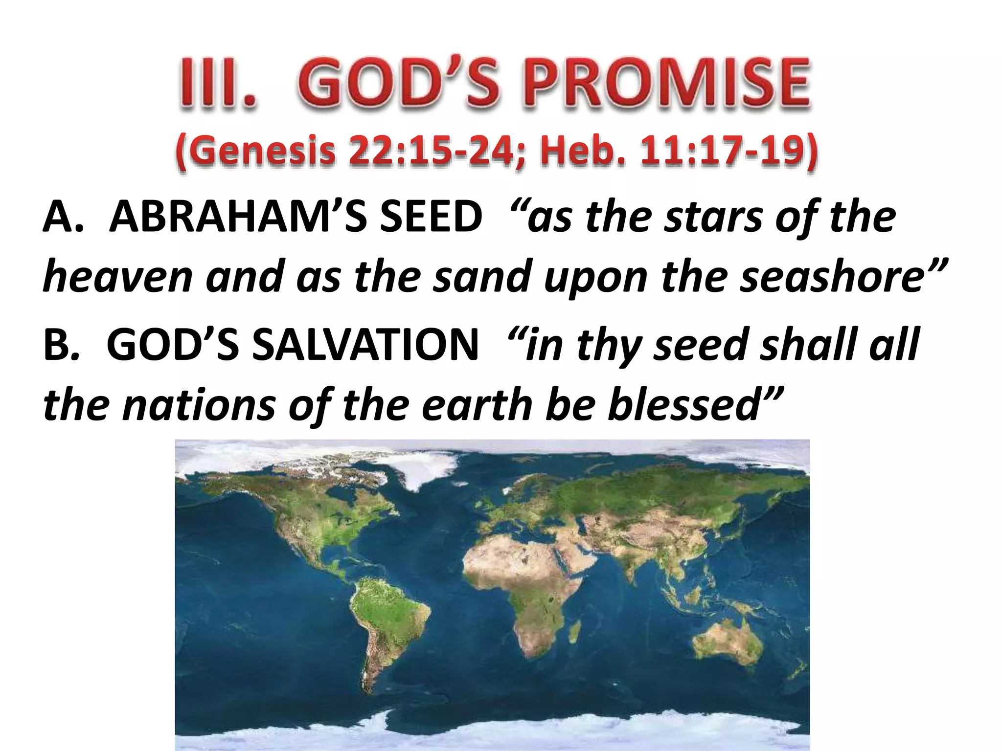 Abraham - Witness of God's Provision | PPTX