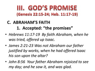 Abraham - Witness of God's Provision | PPTX