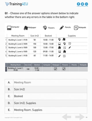 Accuracy and Precision test EU EPSO | PDF