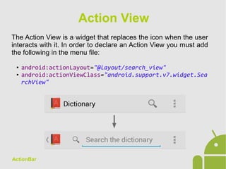 Android App Development - 05 Action bar | ODP