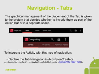 Android App Development - 05 Action bar | ODP