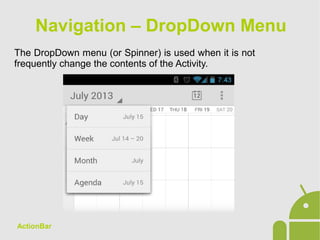 Android App Development - 05 Action bar | ODP