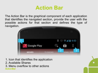 Android App Development - 05 Action bar | ODP | Operating Systems | Computer Software and ...
