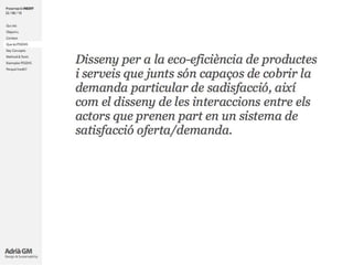 Adria GM presentacio System Design For Sustainability to Inedit Innova ...