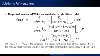 05 Aeroacoustic analogies vibration study | PDF