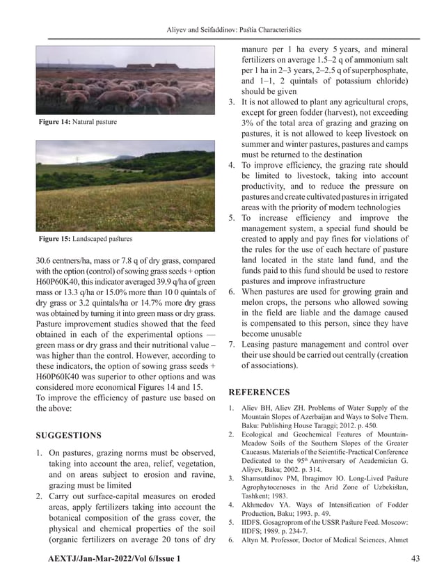 Pastia Characteristics and Improved Use Efficiency | PDF