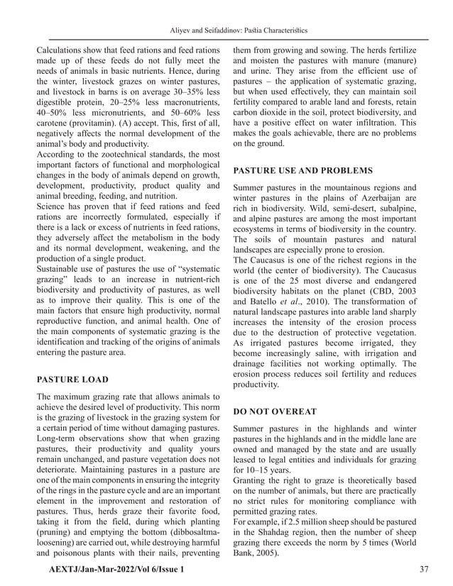 Pastia Characteristics and Improved Use Efficiency | PDF