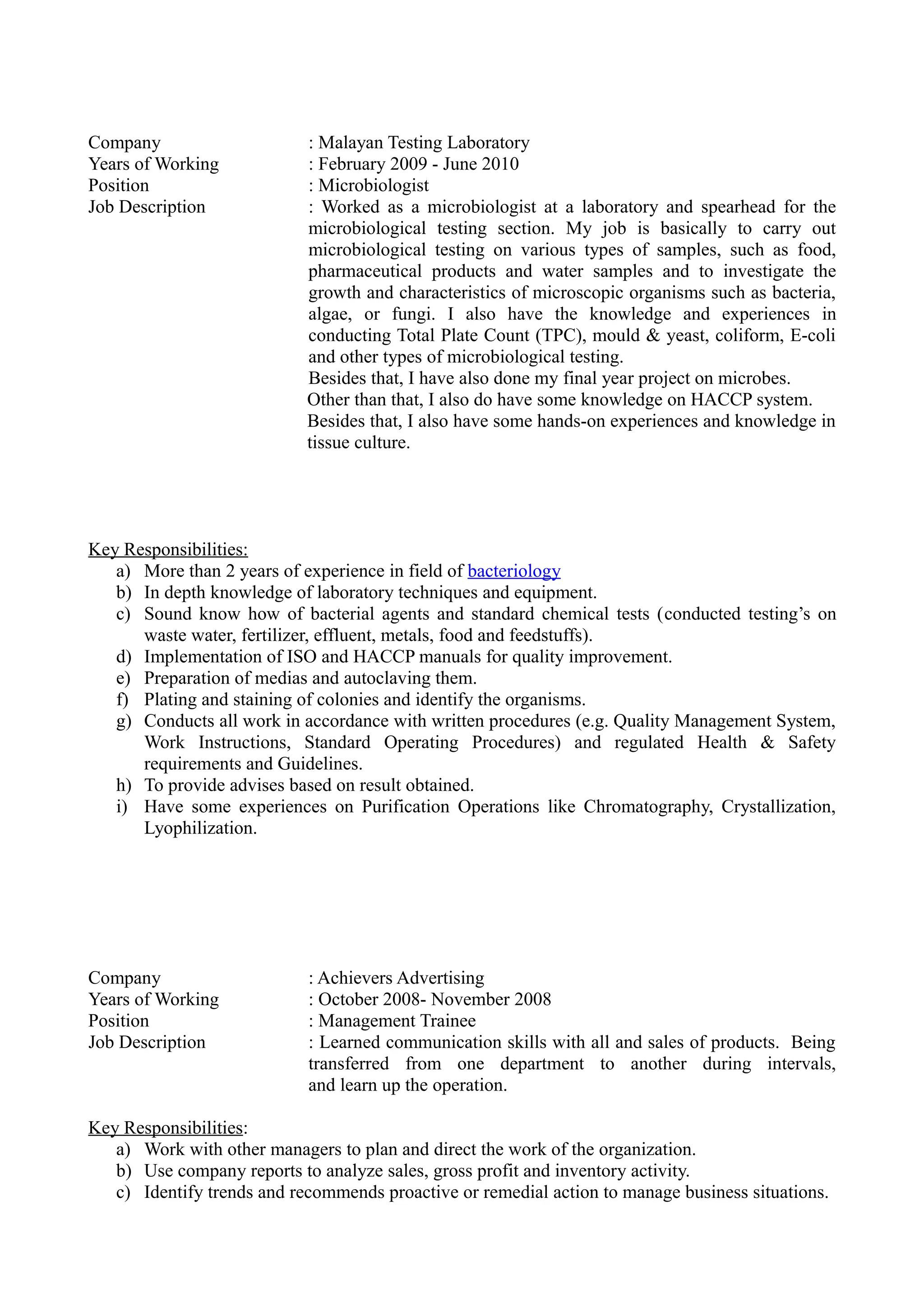 Resume - Geetha | DOC