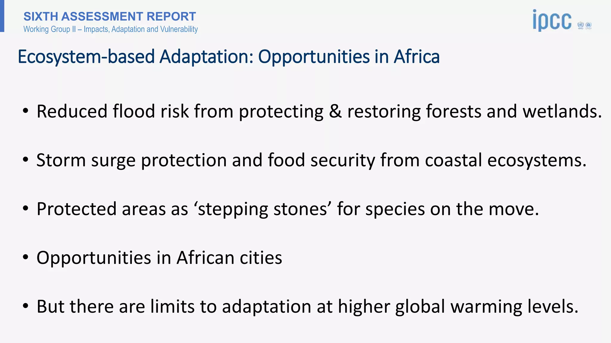 Adaptation in African ecosystems | PPTX