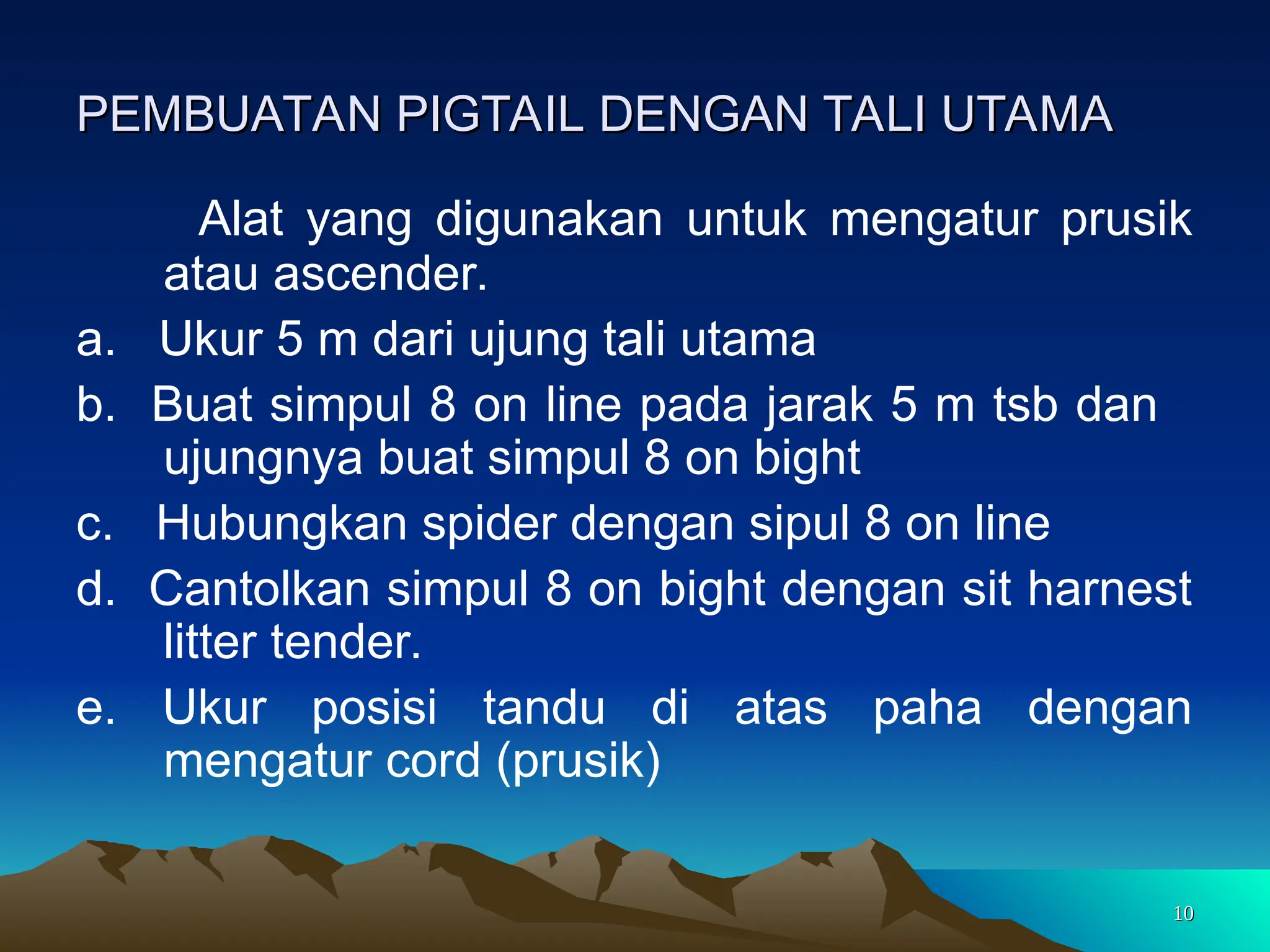 05A LOWERING DAN LIFTING SYSTEM VERTICAL RESCUE | PPT