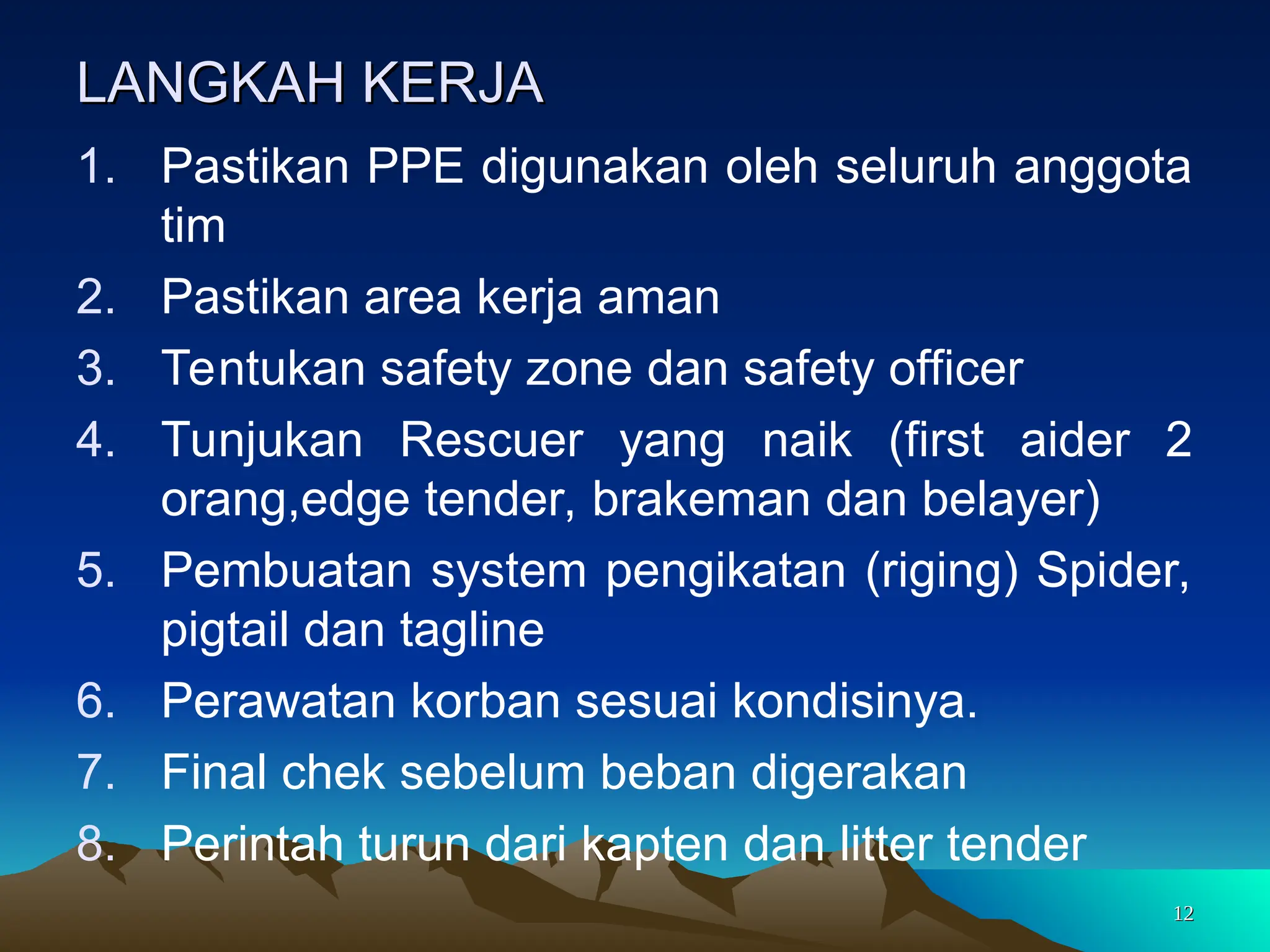 05A LOWERING DAN LIFTING SYSTEM VERTICAL RESCUE | PPT