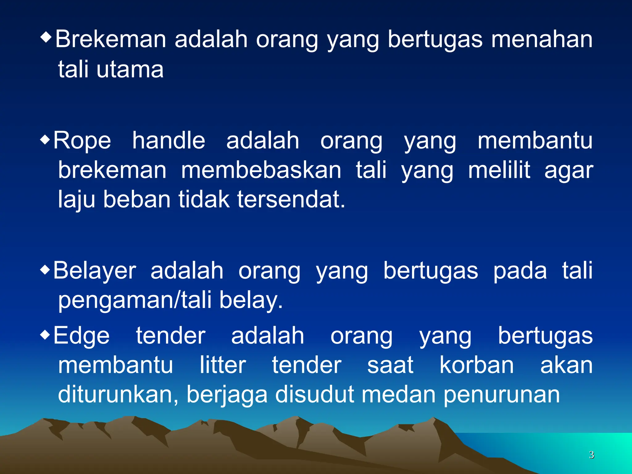 05A LOWERING DAN LIFTING SYSTEM VERTICAL RESCUE | PPT