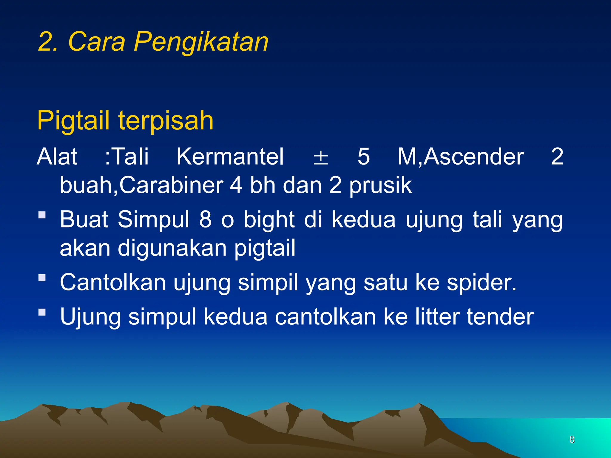 05A LOWERING DAN LIFTING SYSTEM VERTICAL RESCUE | PPT