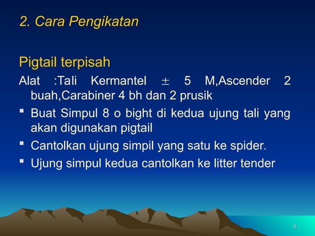 05A LOWERING DAN LIFTING SYSTEM VERTICAL RESCUE | PPT