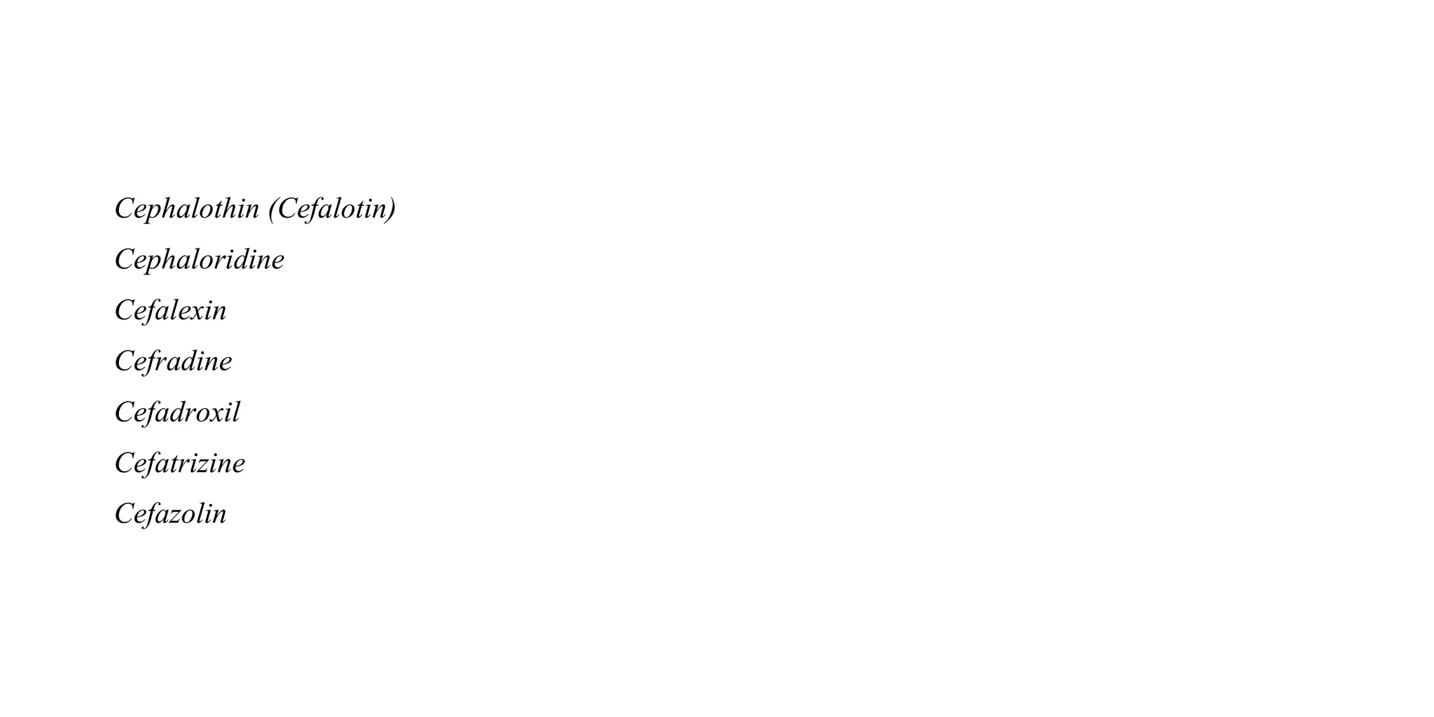 Cephalosporins | PDF