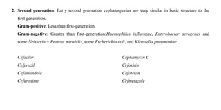 Cephalosporins | PDF