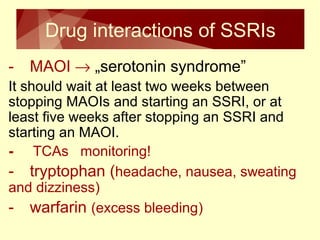 05 antidepressants by ravikiran | PPT