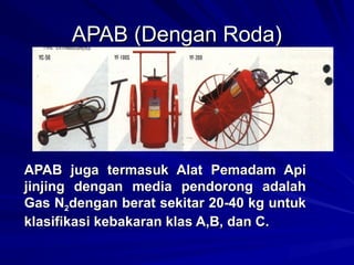 ALAT PEMADAMAN APAR RINGAN BAGI RUMAH SAKIT | PPT