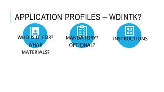 Application Profiles in RDA - Jenny Wright | PPTX