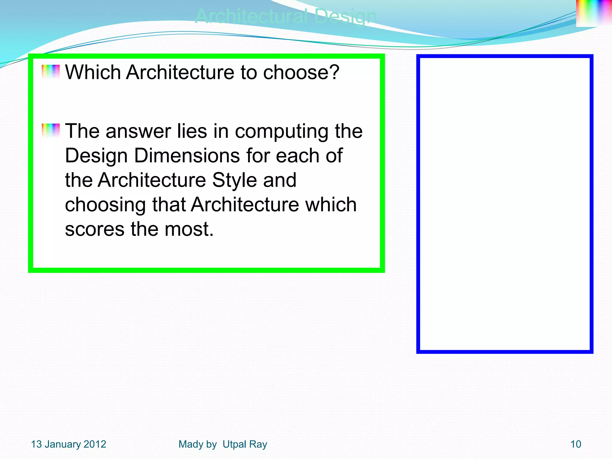 05 architectural design | PPTX