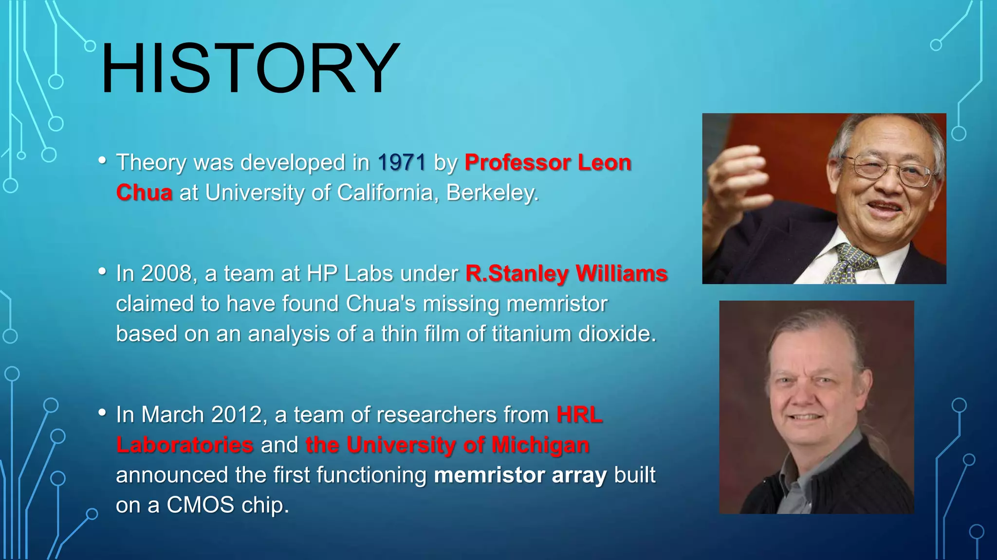 MEMRISTOR vlsi ppt | PPTX