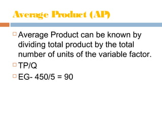 Presentation on law of variable proportion | PPT