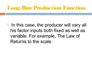 Presentation on law of variable proportion | PPT