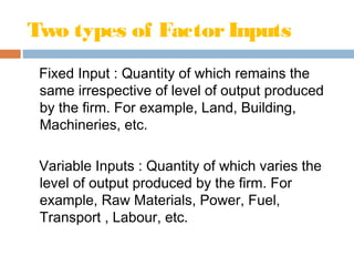 Presentation on law of variable proportion | PPT