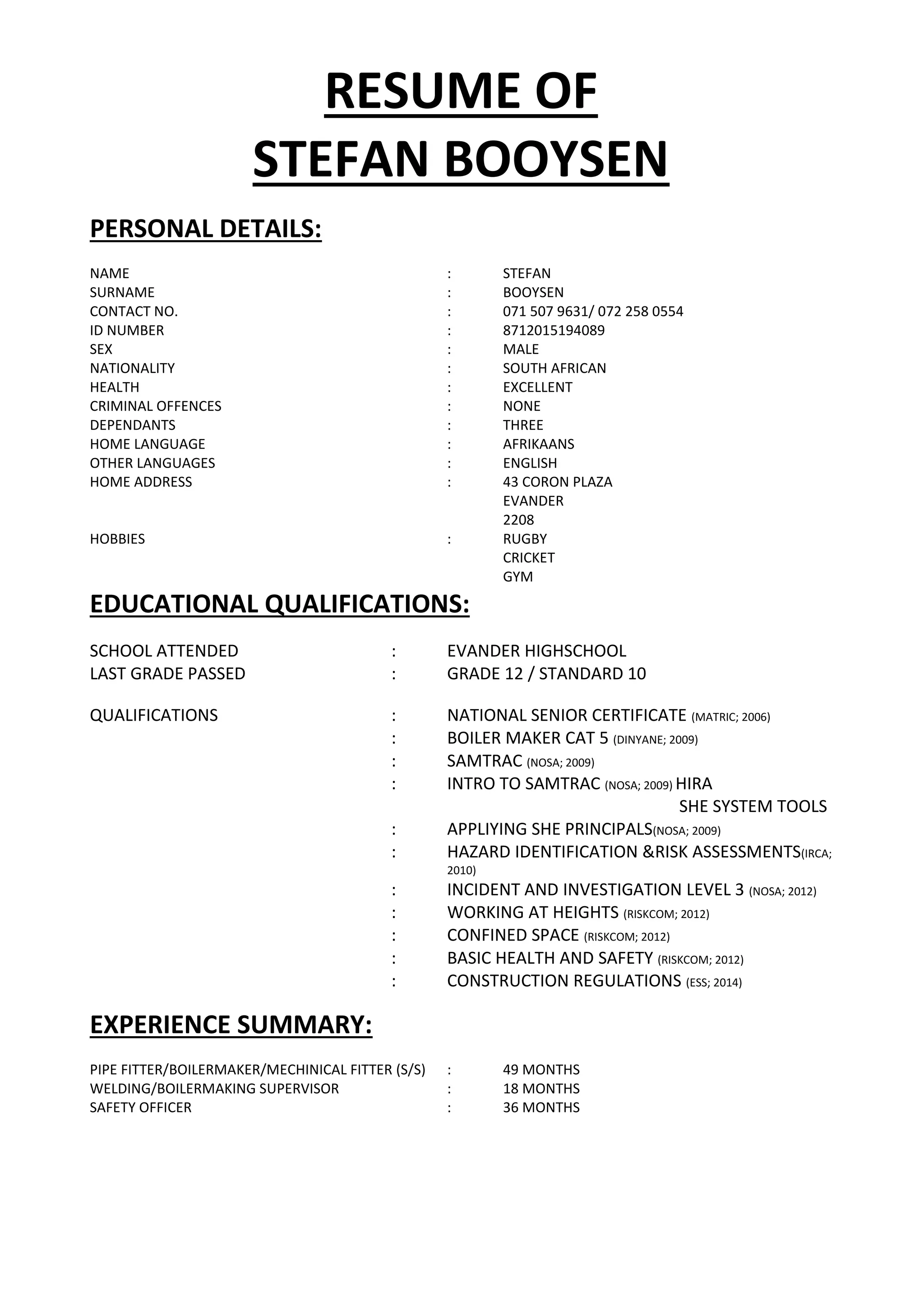 CURRICULUM VITAE 2 | DOCX